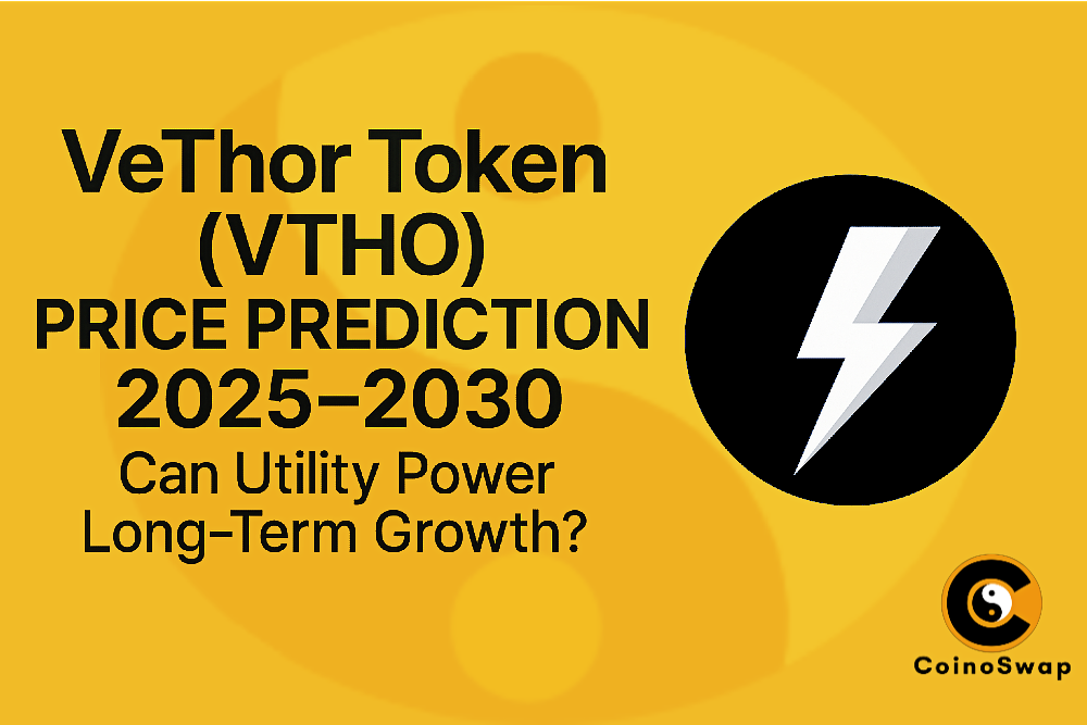 VeThor Token (VTHO) Price Prediction 2025–2030 — Can Utility Drive 20x ...
